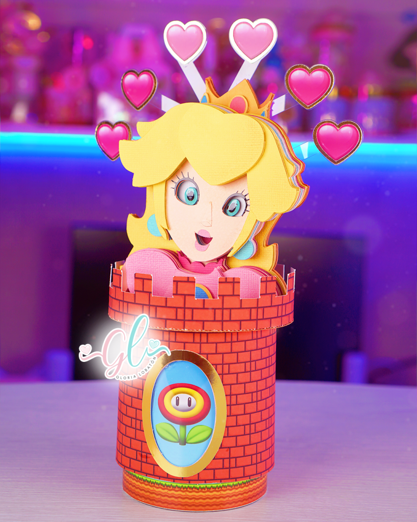 PRINGLES PRINCESA PEACH CAPAS CARTULINA (SUPER MARIO) – Gloria Lobatón ...