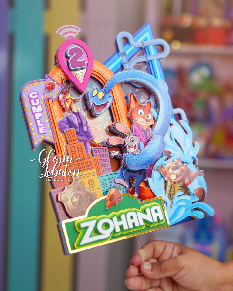 CAKETOPPER ZOOTOPIA 2 – Gloria Lobatón Archivos