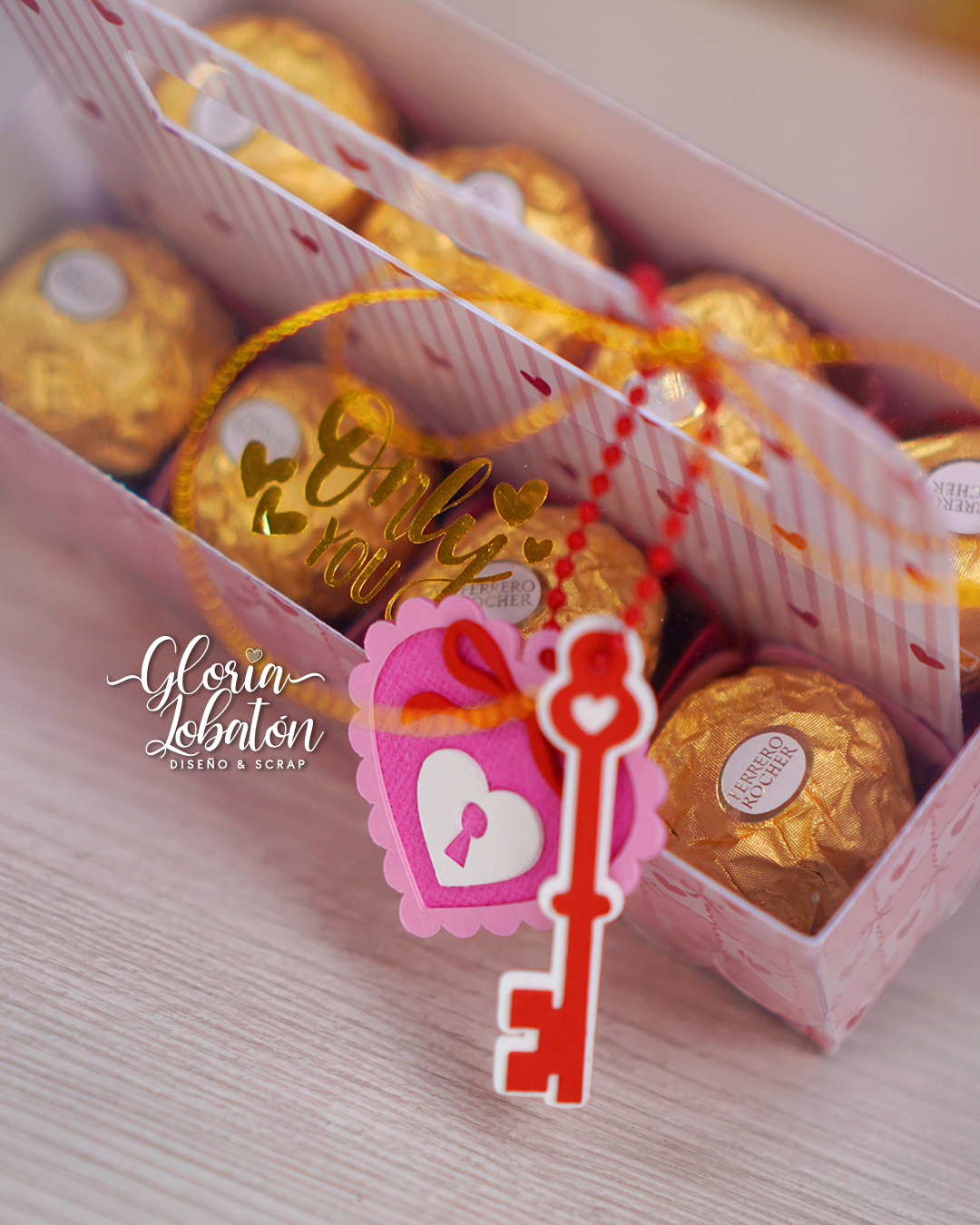 CAJA PORTA CHOCOLATES FERRERO – SAN VALENTIN – Gloria Lobatón Archivos